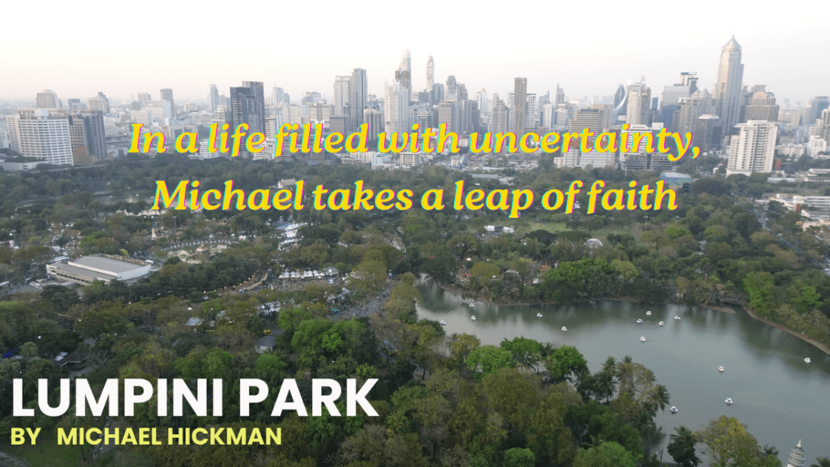 Lumpini Park Novel, BOOK TRAILER – Michael Hickman Author